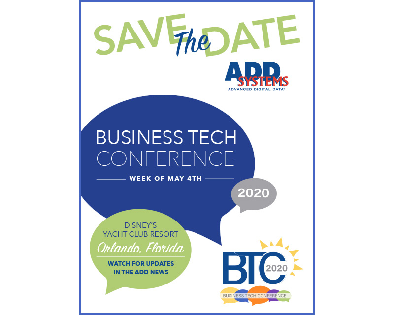 ADD Systems’ Triennial User Conference To Kick Off May 4, 2020 - CStore ...